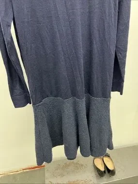 COS | Dresses | Cos Navy Long Sleeve Knit Dress | Poshmark